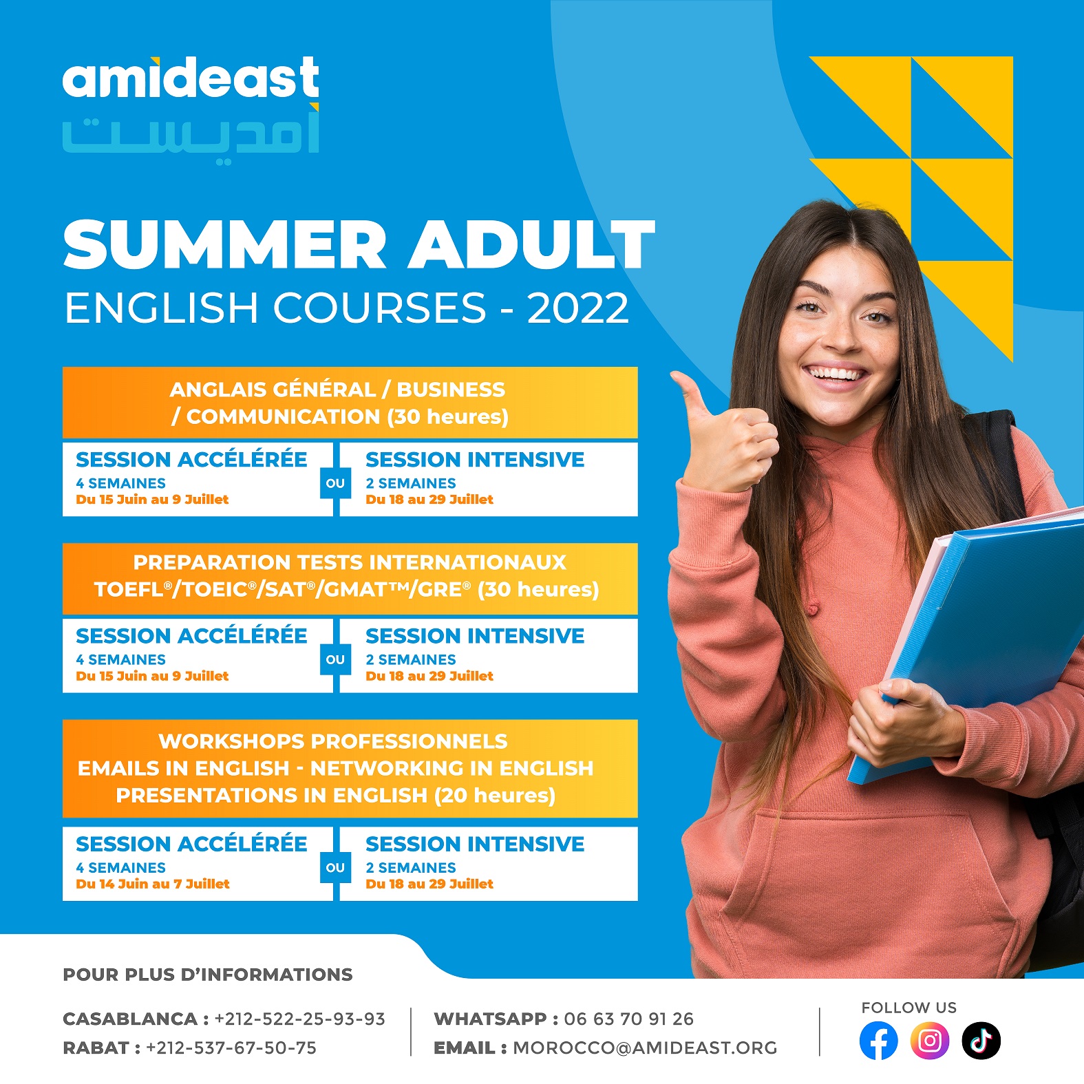 Summer English Courses | Amideast