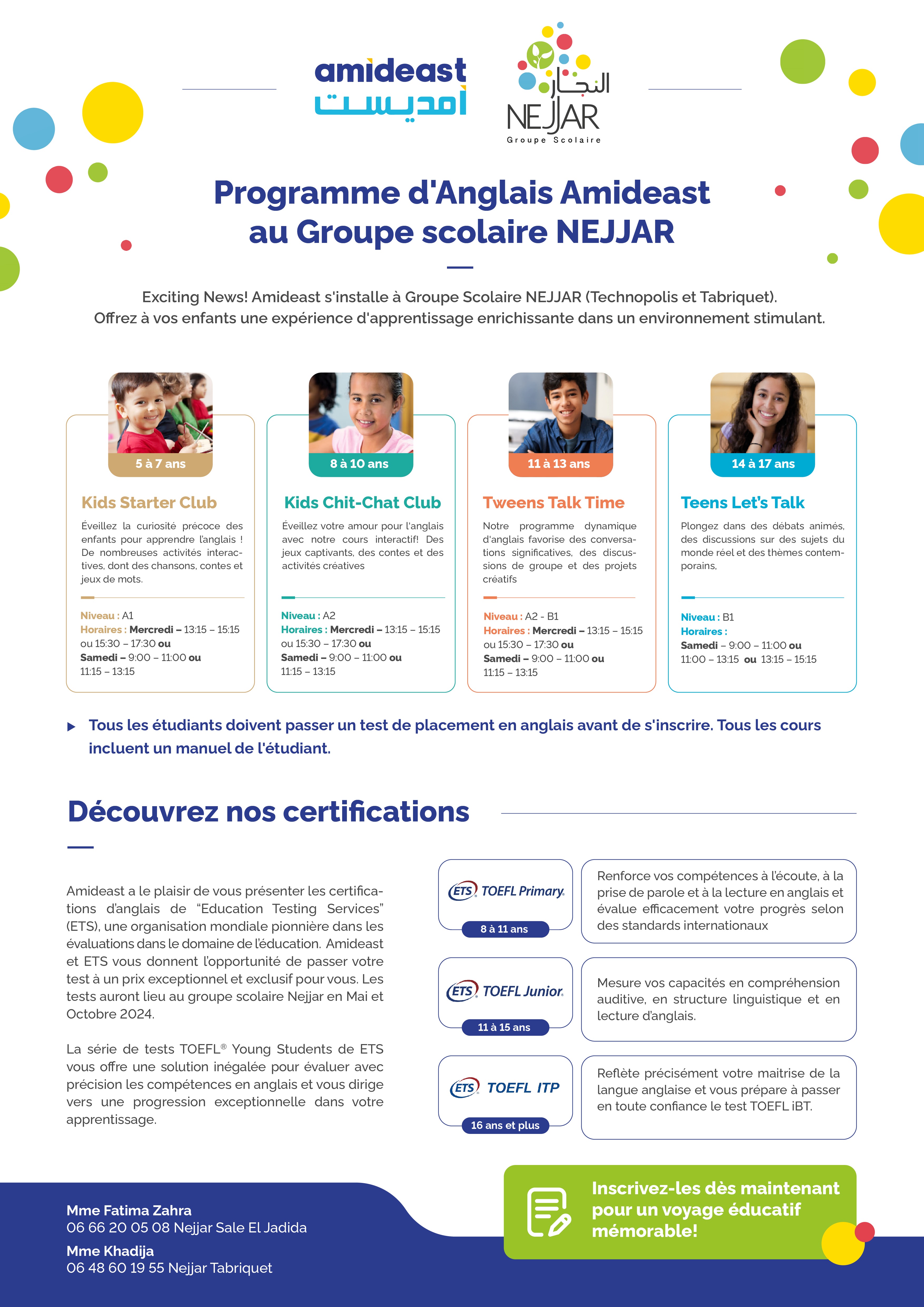 Groupe Scolaire Nejjar | Institut Scolaire Nejjar Rabat – DFXDX